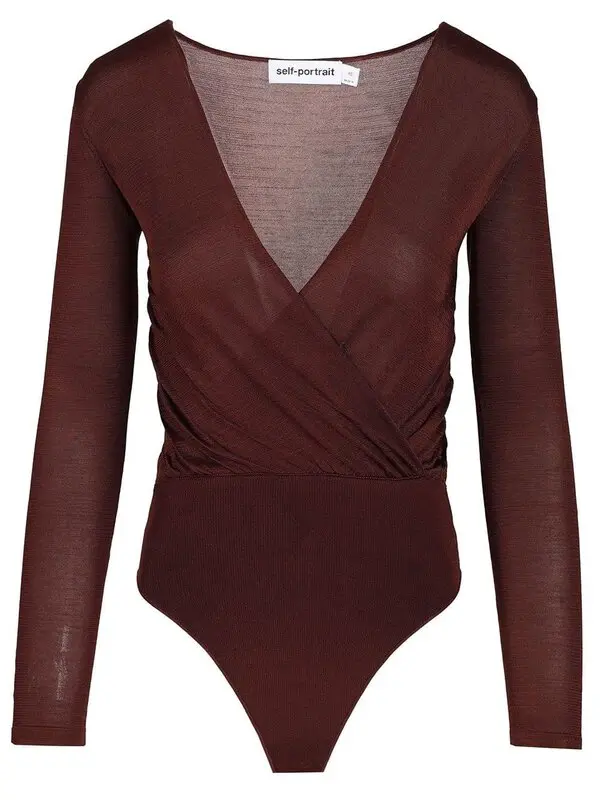 SELF-PORTRAIT Knitted Bodysuit