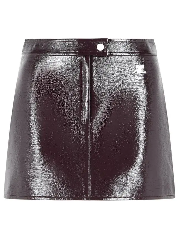 COURREGES Vinyl Miniskirt - Multicolor
