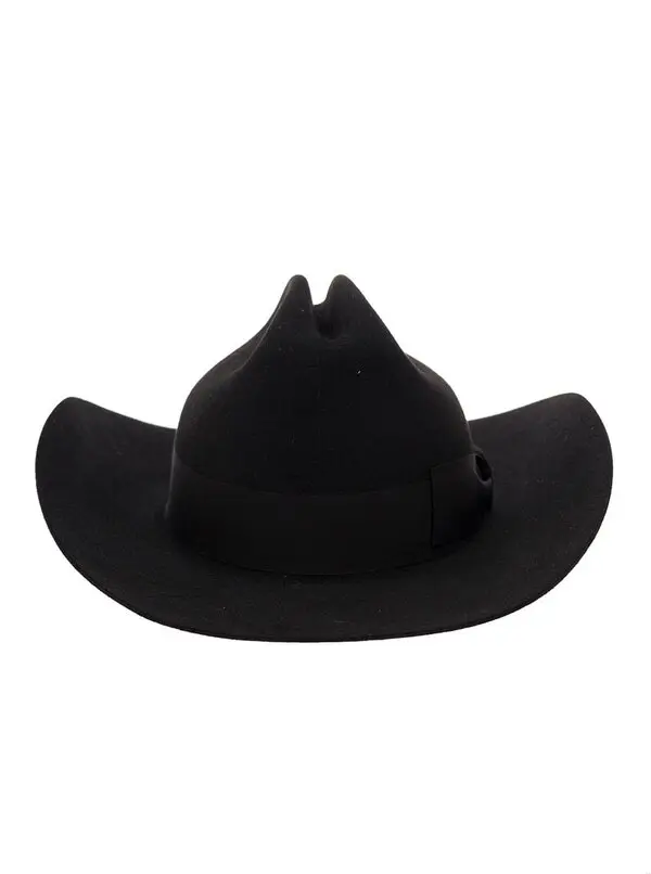 Gucci Woman's Black Felt Large Brim Hat
