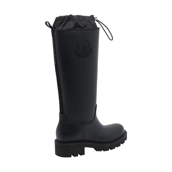 Moncler Kickstream High Rain Boots - Black