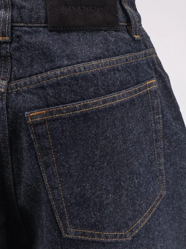 Givenchy Twisted Dark Denim Jeans