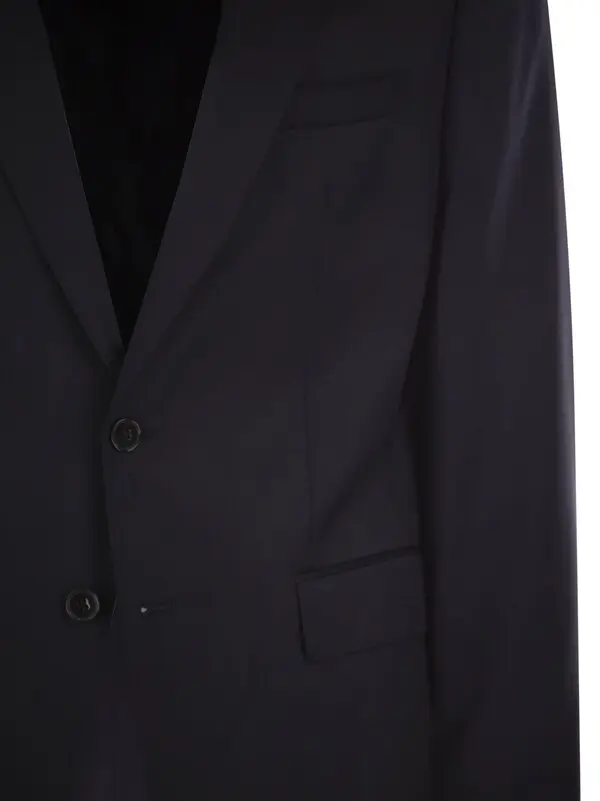 BOSS Slim Fit Blazer In Virgin Wool Serge