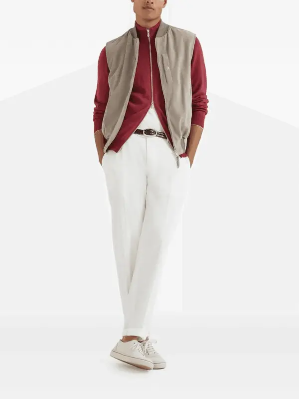 Brunello Cucinelli Dyed Trousers - White