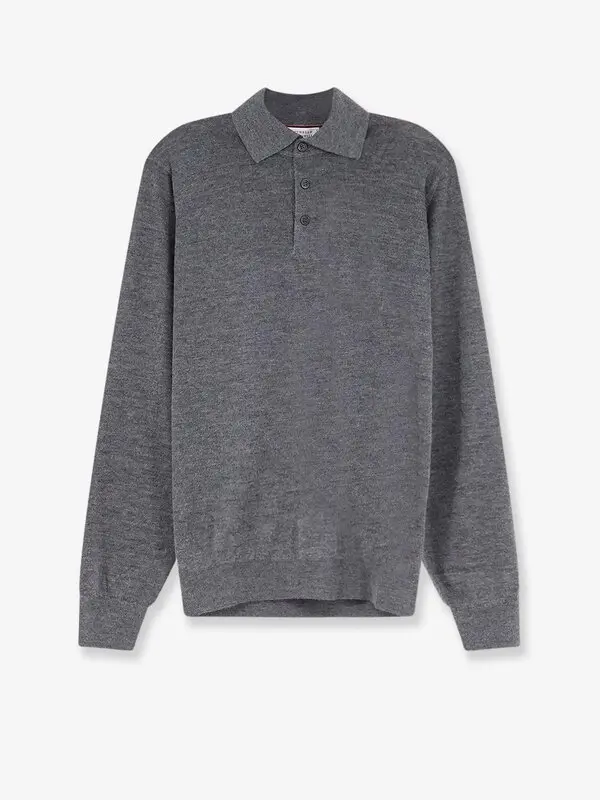 Brunello Cucinelli Cashmere And Silk Polo Shirt - Multicolor