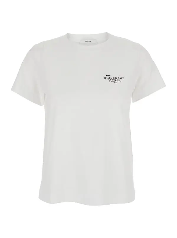 Givenchy T-shirt With Logo On Front And Back For - White