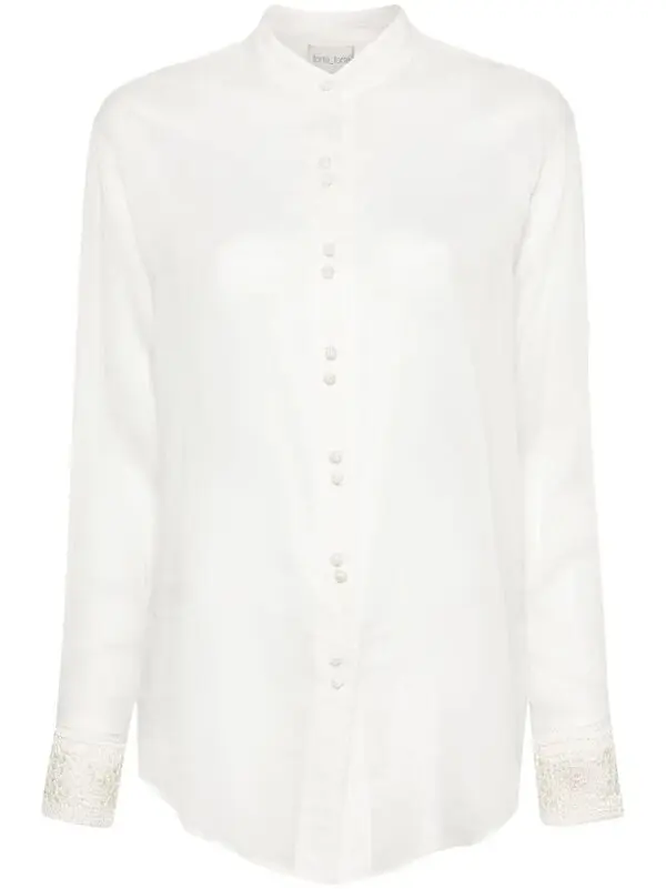 FORTE_FORTE Oversized Cotton And Silk Blend Shirt
