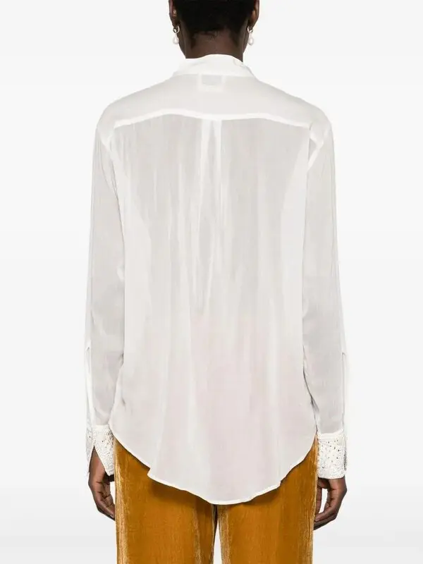 FORTE_FORTE Oversized Cotton And Silk Blend Shirt