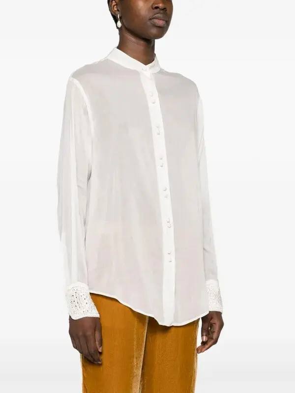 FORTE_FORTE Oversized Cotton And Silk Blend Shirt