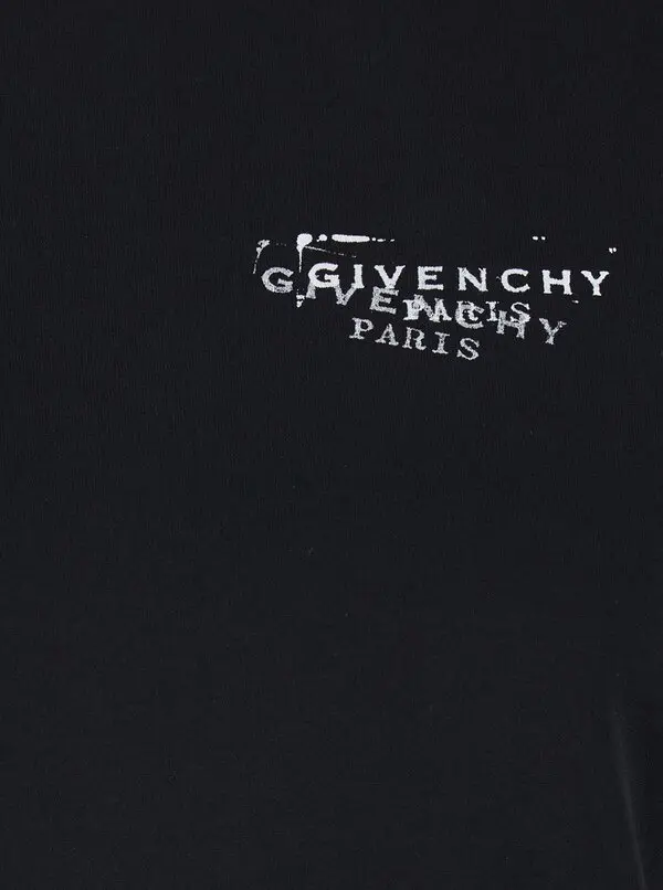 Givenchy T-shirt With Logo On Front And Back For - Black