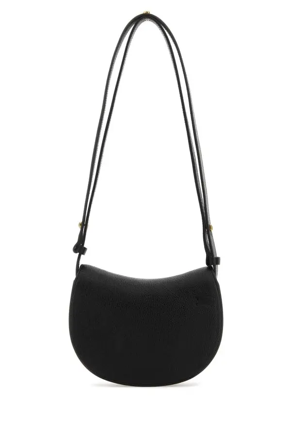 Burberry Leather Mini Rocking Horse Shoulder Bag - Black