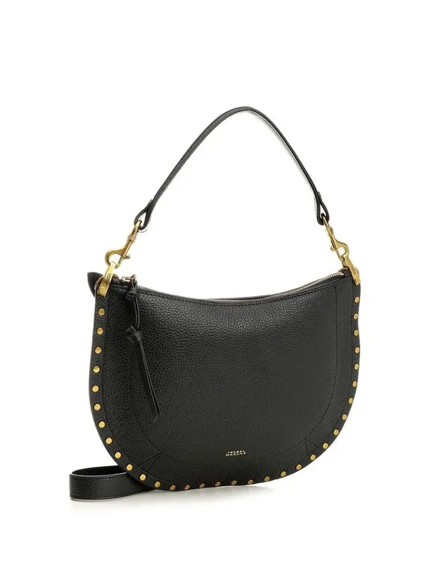 Isabel Marant Étoile Oskan Crescent-shaped Shoulder Bag - Black