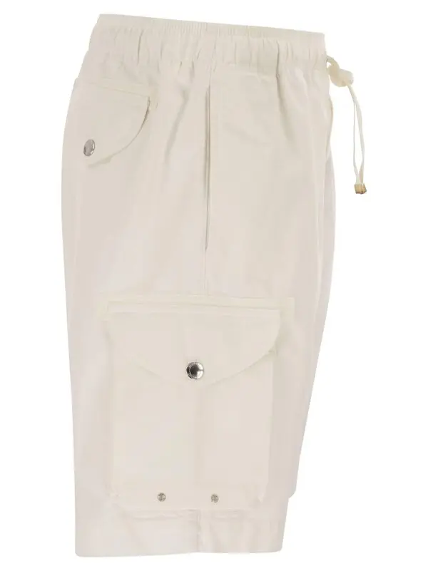 Brunello Cucinelli Bermuda Shorts - White