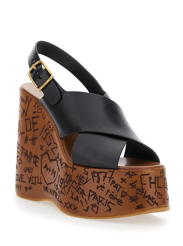 Chloé Maxime Wedges - Multicolor