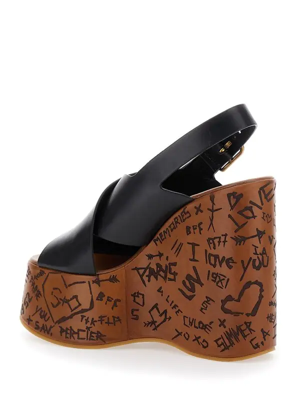 Chloé Maxime Wedges - Multicolor