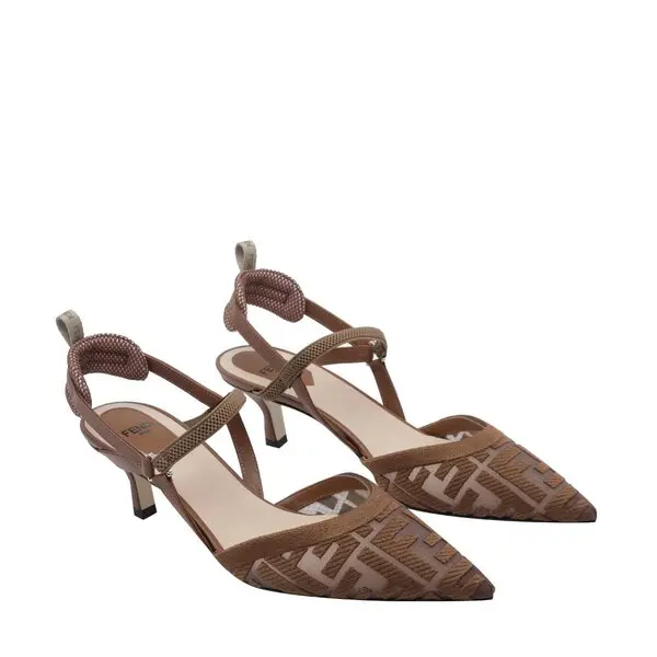 Fendi Colibri Lite Slingback - Brown