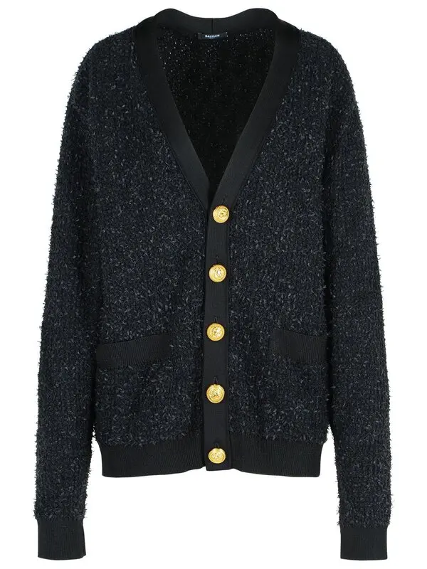Balmain Cotton Blend Cardigan