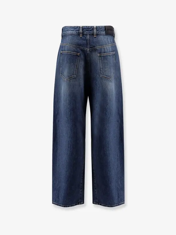 Givenchy Twisted Stone-washed Denim Jeans
