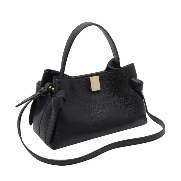 Yuzefi Mini Gyoza Handbag - Black