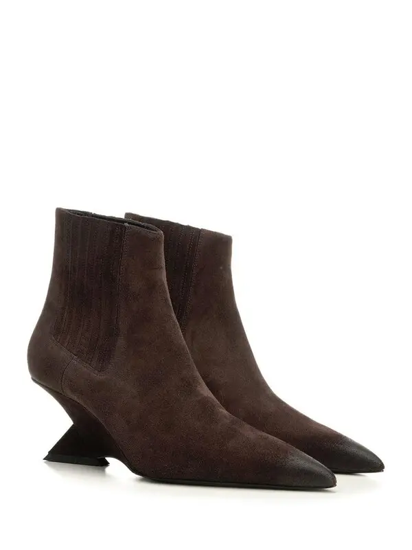 Attico Cheope' Ankle Boot - Brown