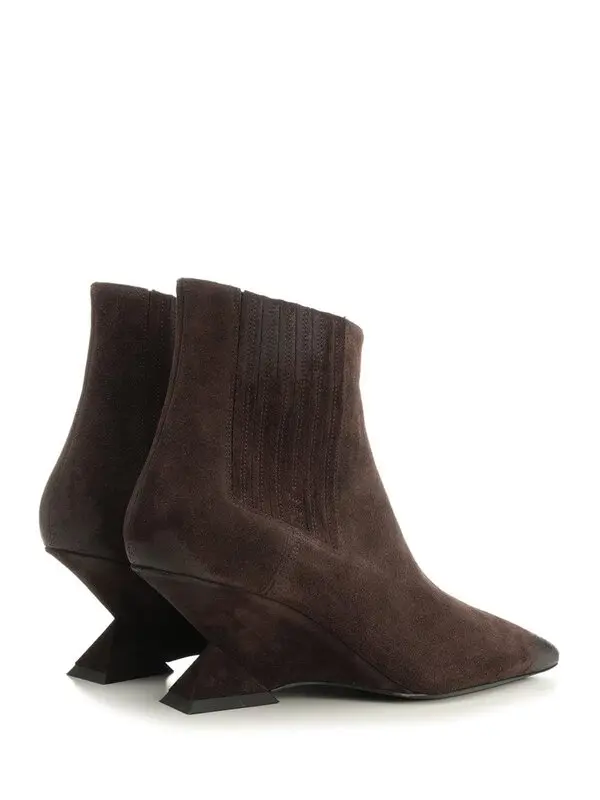 Attico Cheope' Ankle Boot - Brown