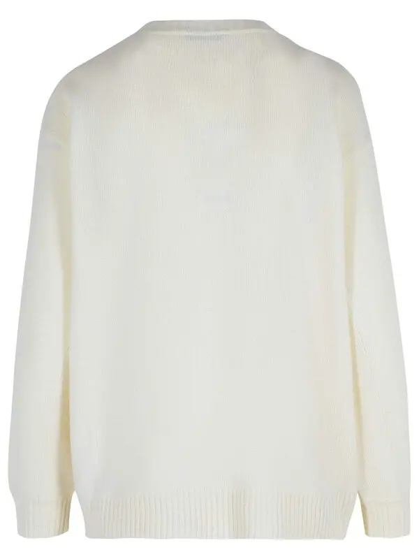 Max Mara Wool And Cashmere Fido Sweater - Cream