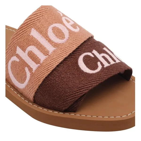 Chloé Woody Sandals - Brown