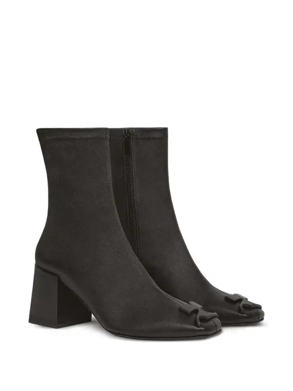 COURREGES Reedition Ankle Boots With 70mm Block Heel