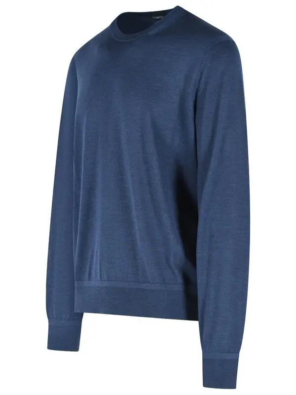 TOM FORD Cashmere And Silk Sweater - Blue