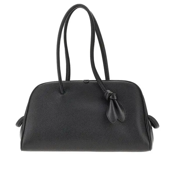 Jacquemus Grained Leather Turismo Bag - Black
