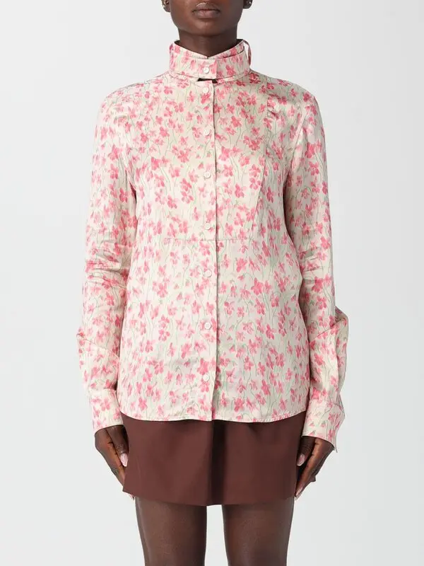 Loewe Floral Print Long Sleeve Shirt
