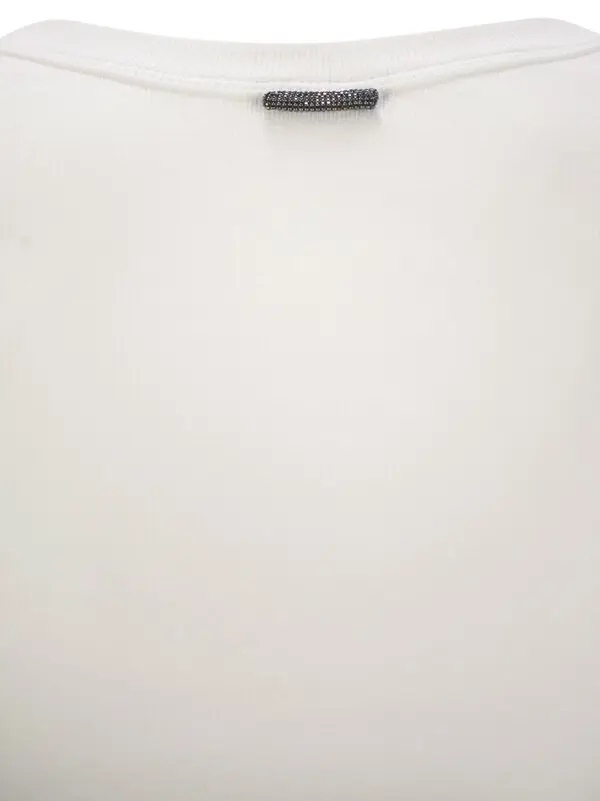 Brunello Cucinelli Ribbed Jersey Top