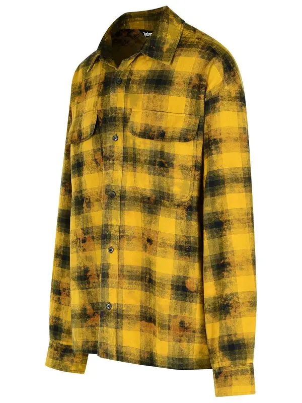 Palm Angels Army Cotton Blend Shirt