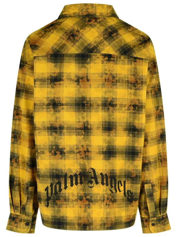 Palm Angels Army Cotton Blend Shirt