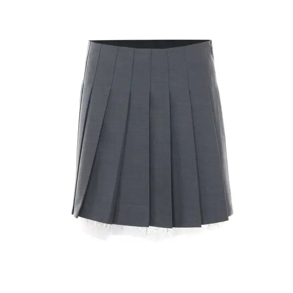 SELF-PORTRAIT Pleated Mini Skirt