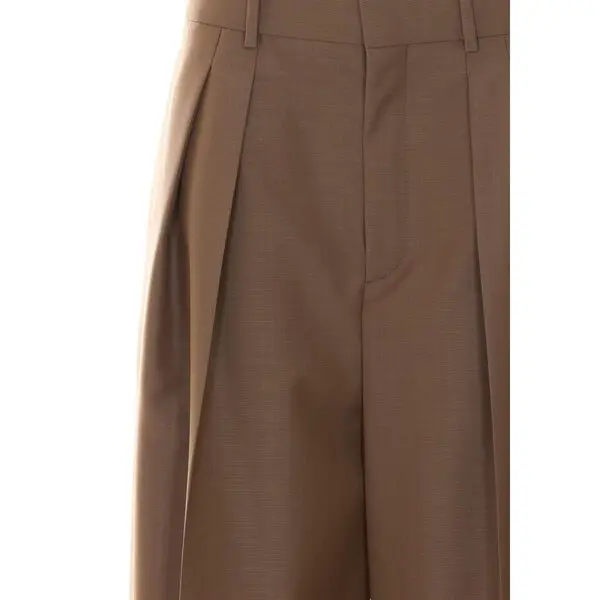 Saint Laurent Wool And Mohair Pants