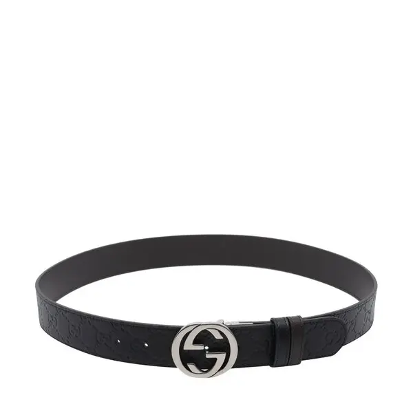 Gucci Reversible Gg Logo Belt