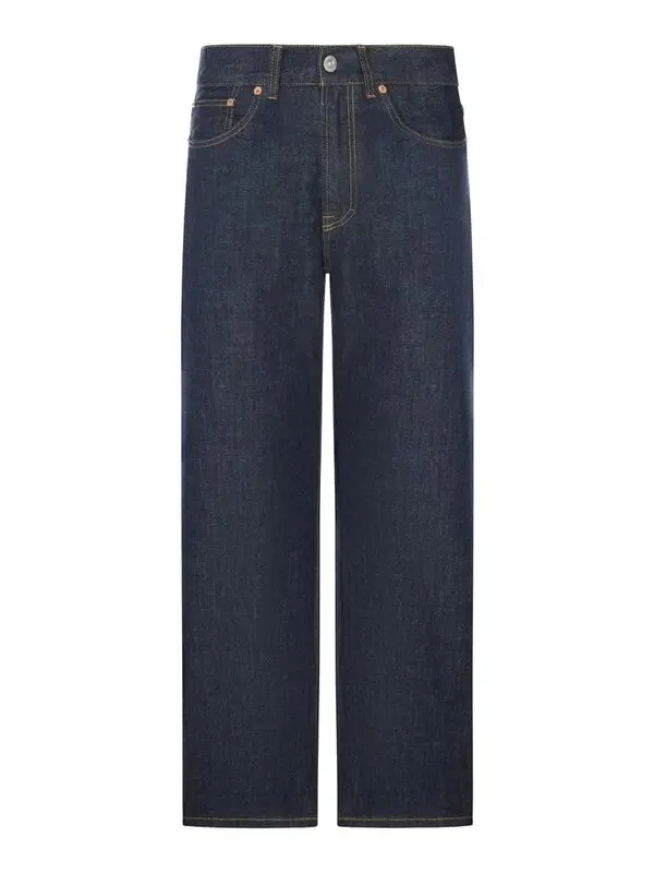 Our Legacy Third Cut Jeans In Cotton Denim - Blue