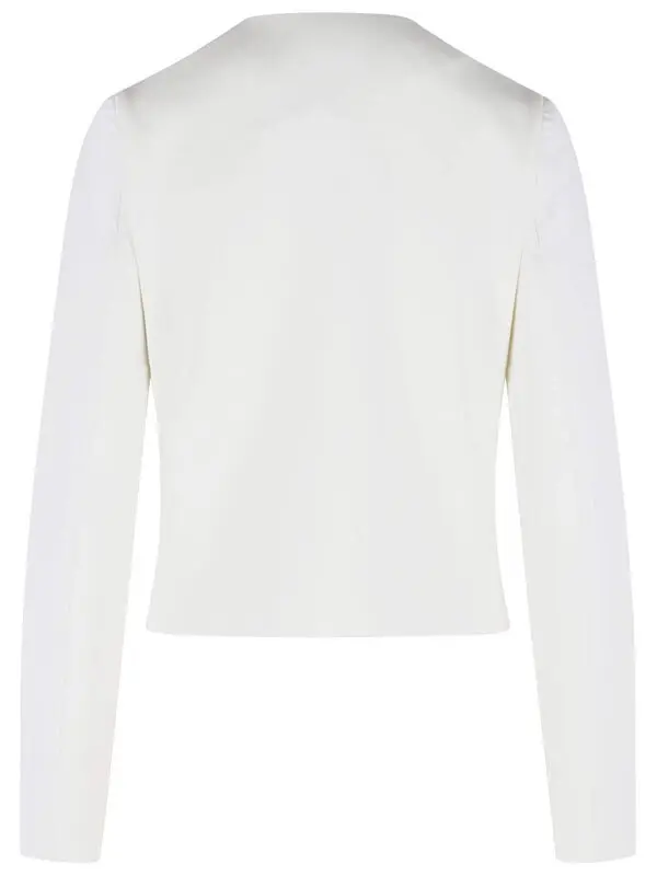 COURREGES Wool Blend Jacket - White