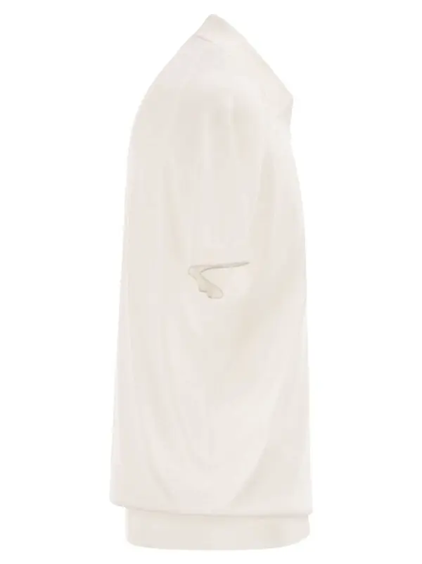 Brunello Cucinelli Cotton Polo Style Sweater - White