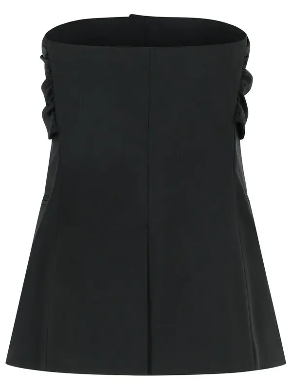 Max Mara Veruska' Virgin Wool Bustier Top