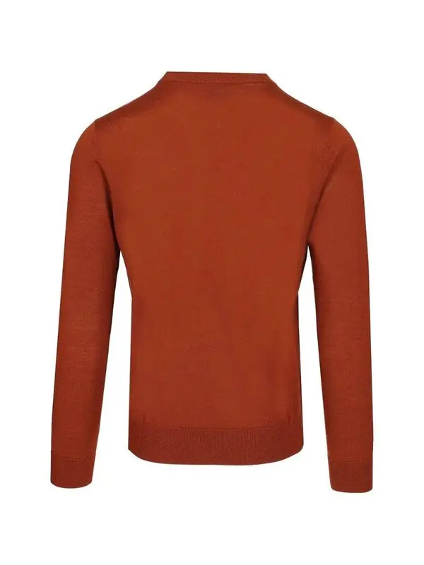 Paul Smith Merino Wool Crew Neck Sweater - Orange