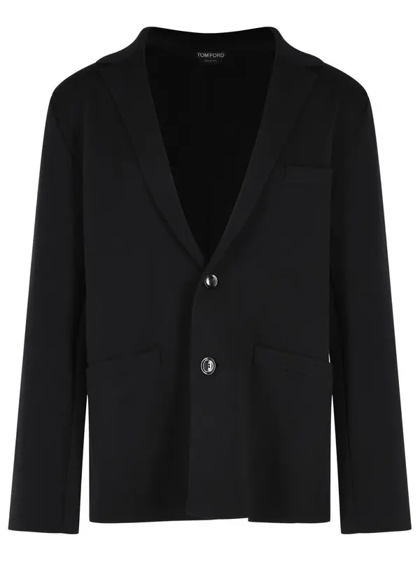 TOM FORD Wool Blazer - Black