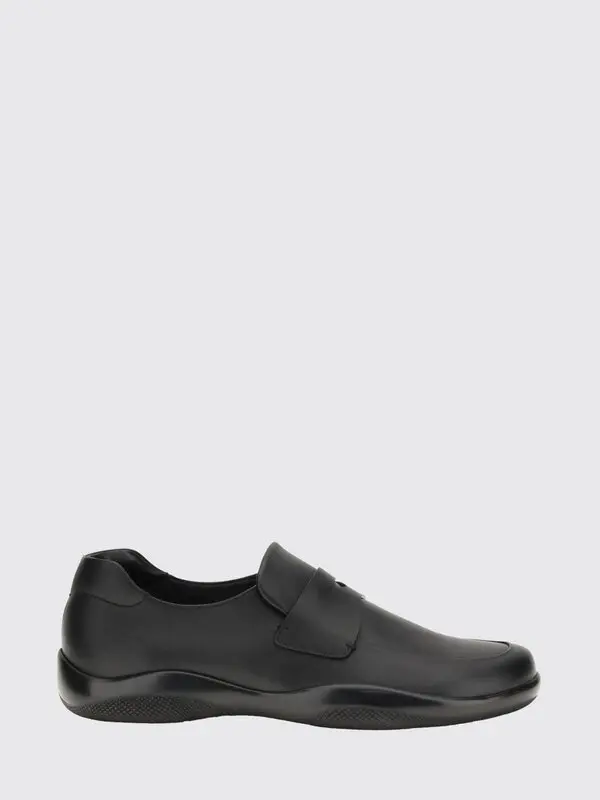 Prada Leather Loafer - Black