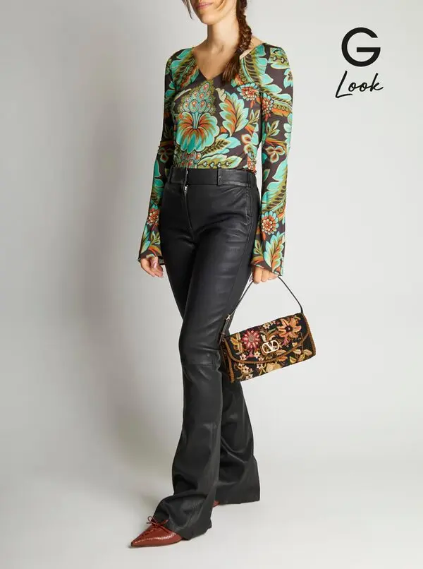 Valentino Garavani Silk Shoulder Bag