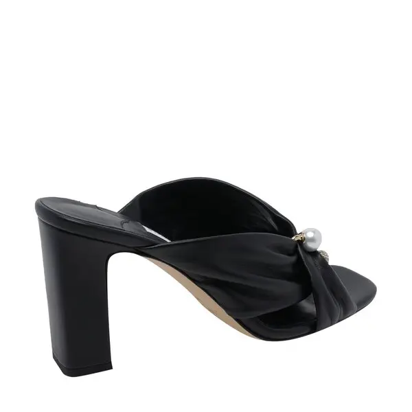 JIMMY CHOO Rafi Pump Sandals - Black
