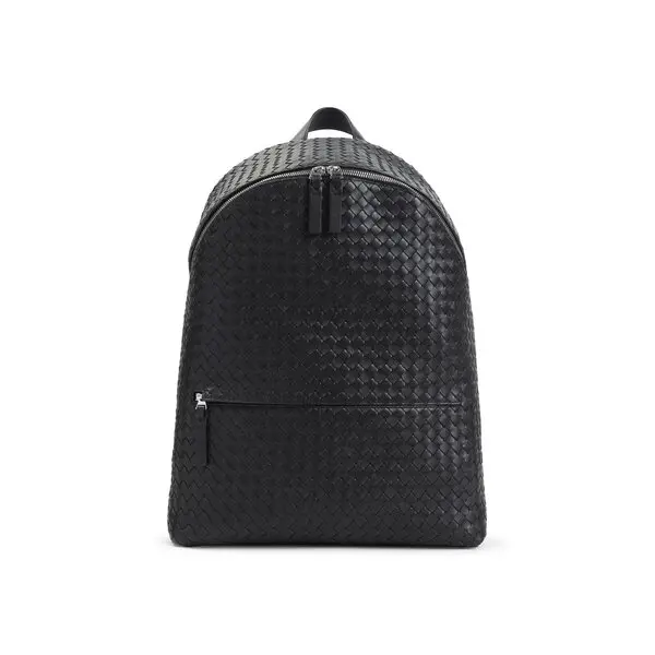 Bottega Veneta Intrecciato Backpack - Black