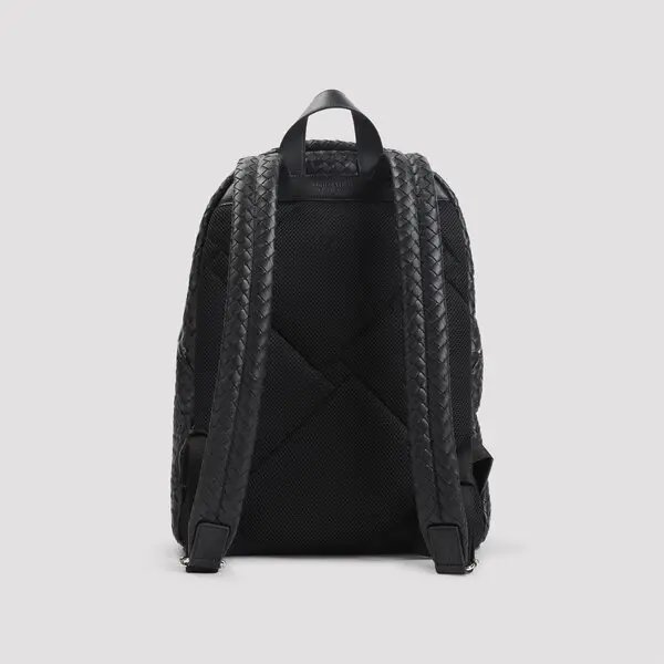 Bottega Veneta Intrecciato Backpack - Black