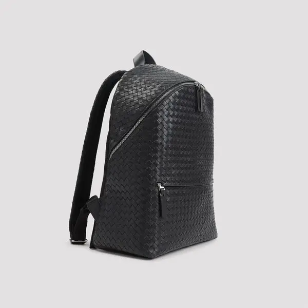 Bottega Veneta Intrecciato Backpack - Black