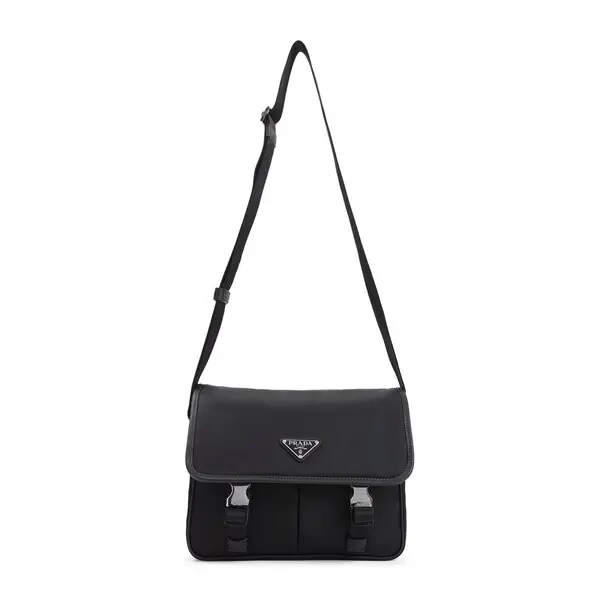 Prada Re-nylon Messenger Bag - Black