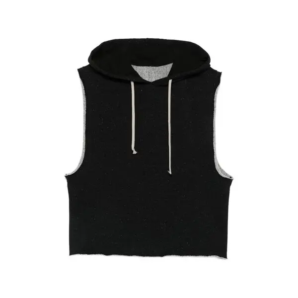 Rick Owens Marled Knitwear - Black